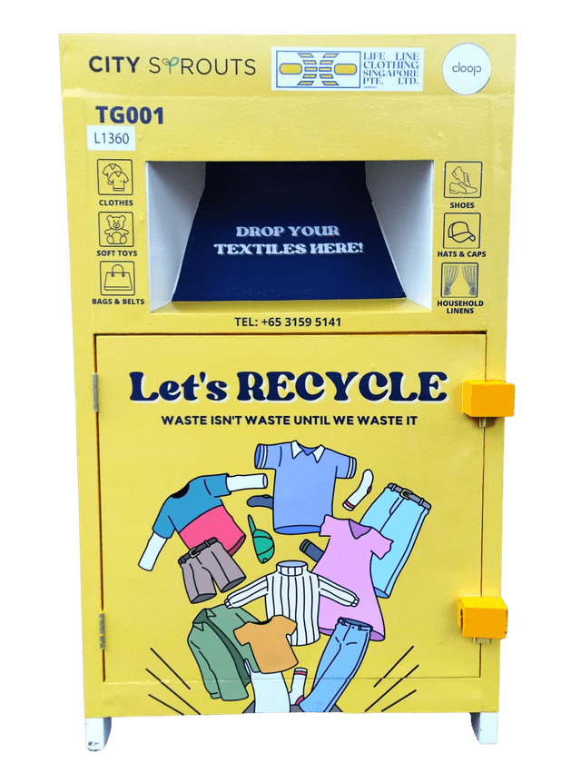 Can I recycle my clothes in Singapore?
